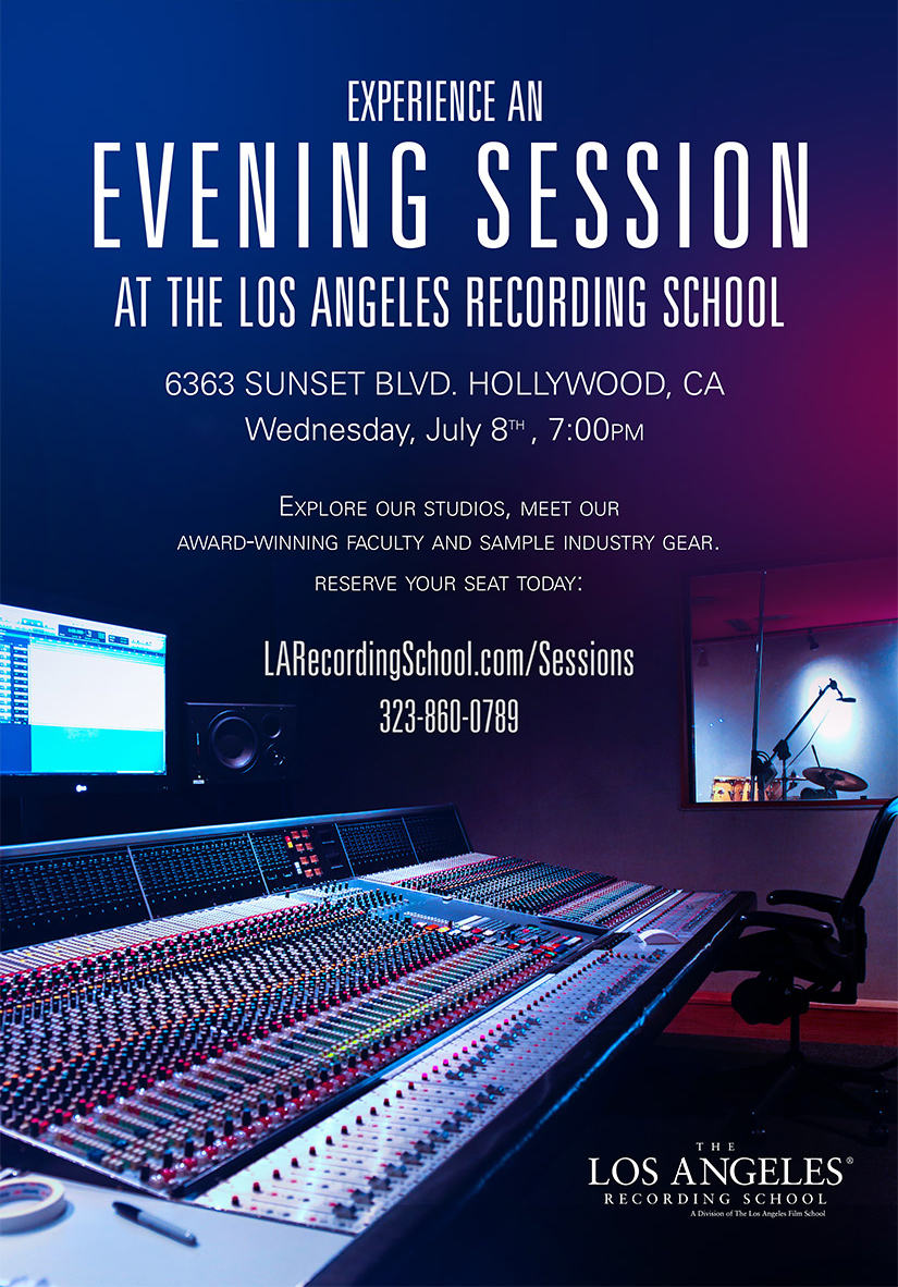 You're Invited to an Evening Session at The Los Angeles Recording School