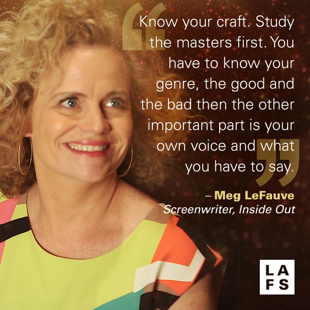 Inside Out Screenwriter Meg LeFauve Shares Tips – The Los Angeles Film ...
